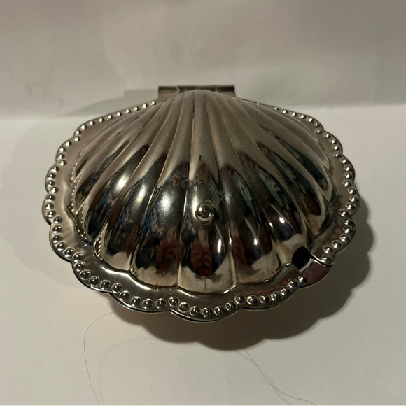 Leonard | Accents | Vtg Leonard Silver Plate Footed Clam Shell Covered ...